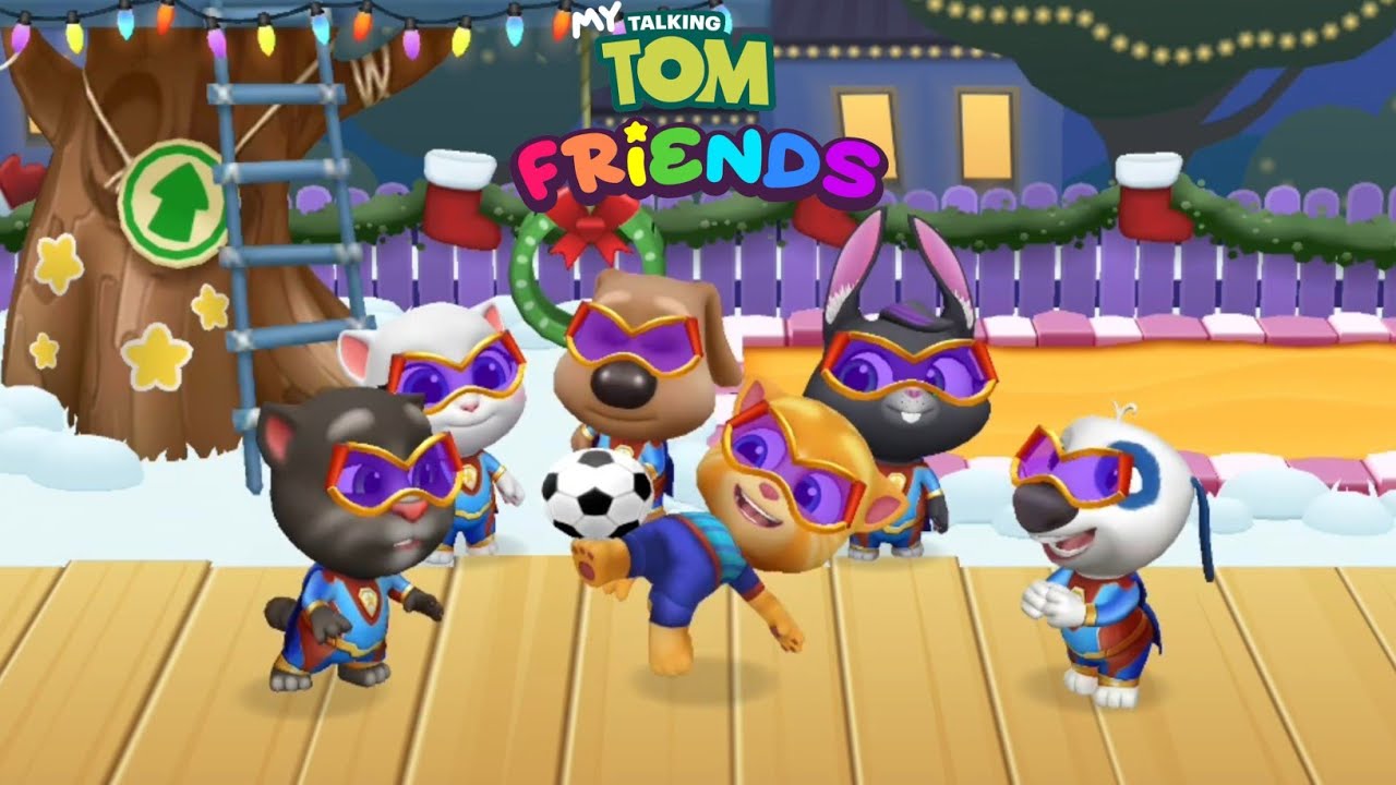 KESERUAN KUCING TOM DAN TEMAN-TAMANNYA BERMAIN BOLA BERSAMA | MY ...