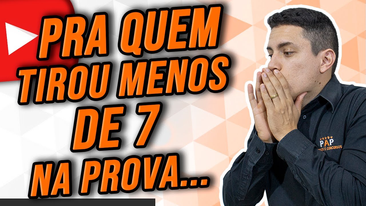 NOTA BAIXA NA PROVA, O QUE FAZER? - YouTube