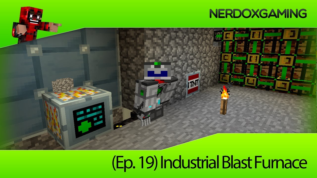 (Ep. 19) Industrial Blast Furnace - Diamond Drill - Minecraft com Mods ...