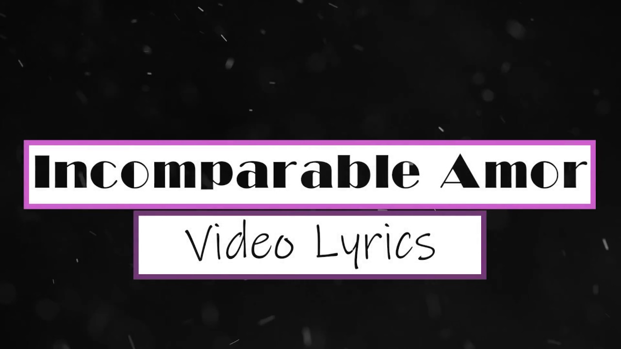 Incomparable Amor Video Lyrics | Versión PIANO• | Ana Martínez - YouTube