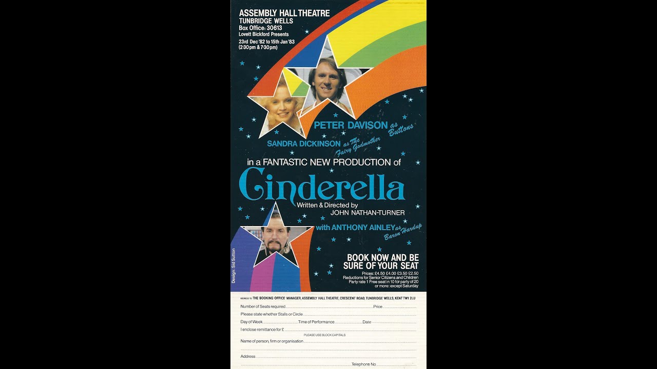 Doctor Who - Cinderella Act One, 1982, Tunbridge Wells - Peter Davison ...