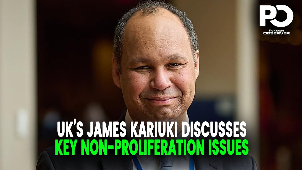 James Kariuki on UK’s Stand Against Nuclear Proliferation at the UN Security Council - YouTube