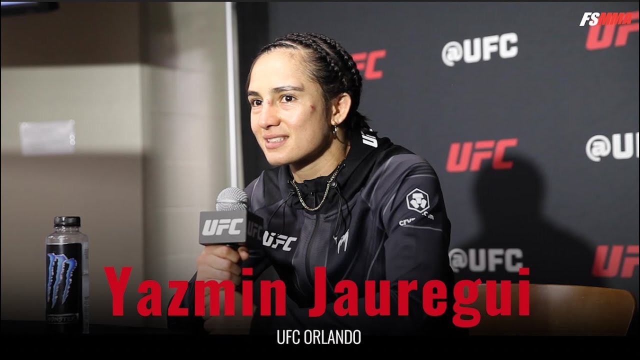 Yazmin Jauregui UFC Orlando full post-fight interview - YouTube