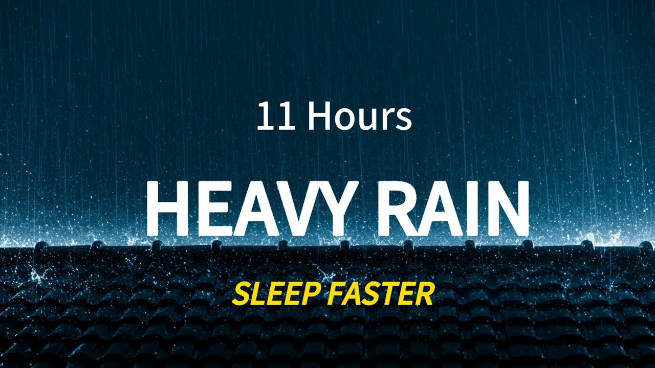 Rain Sounds for Sleeping - Heavy Rain & Thunder to Help You Sleep ...
