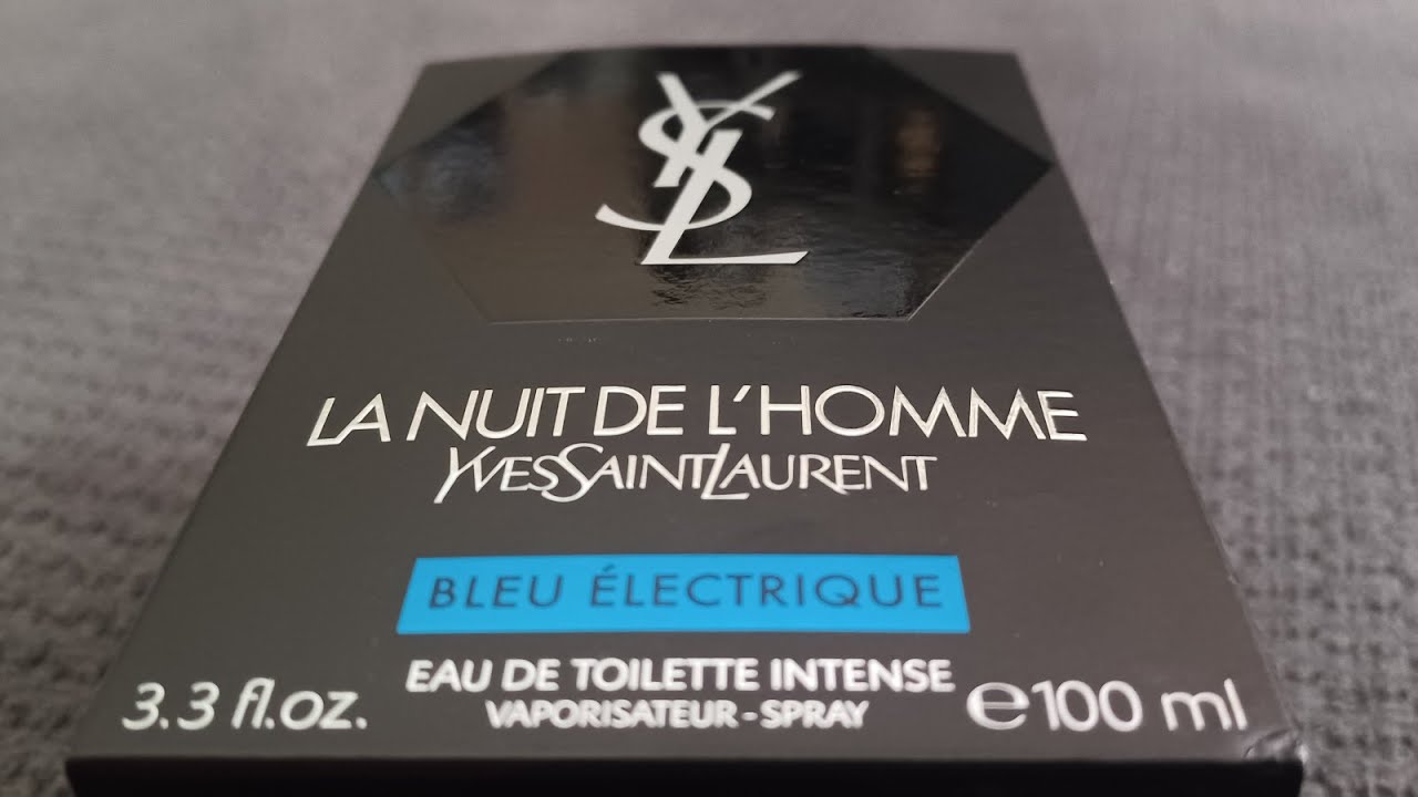BLEU ELECTRIQUE YSL LA NUIT DE L'HOMME - YouTube