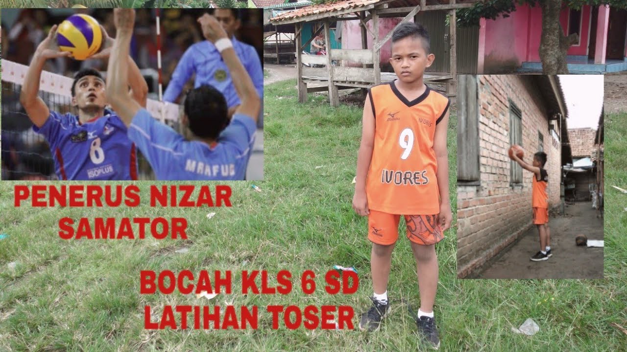 Kls 6 SD Sdh Latihan Volly, Penerus Nizar Toser Samator - YouTube