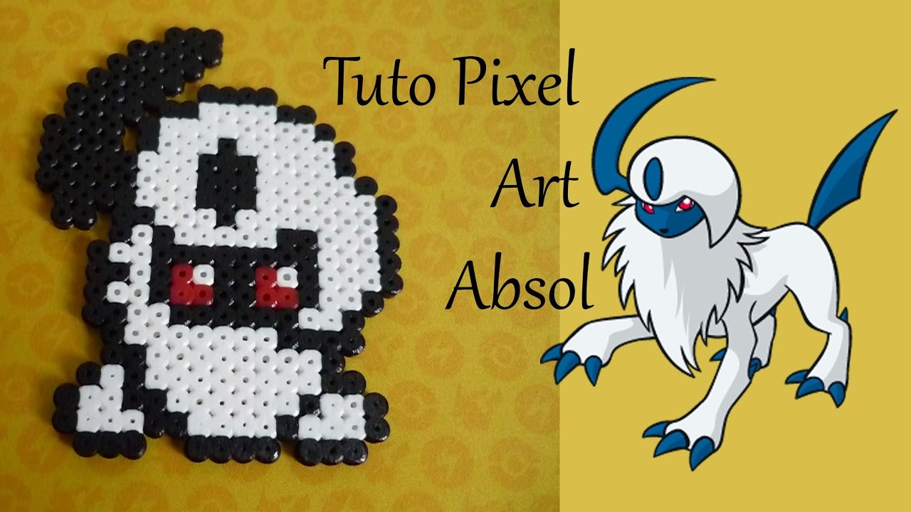 Tuto Pixel Art n° 10 : Absol [Pokemon] - YouTube