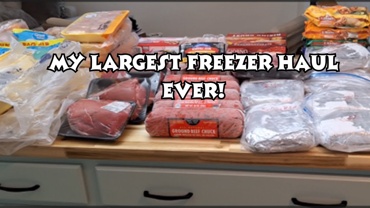 Freezer Stockpile, 5 Months of Meat Stocked! Freezer Organization for ...