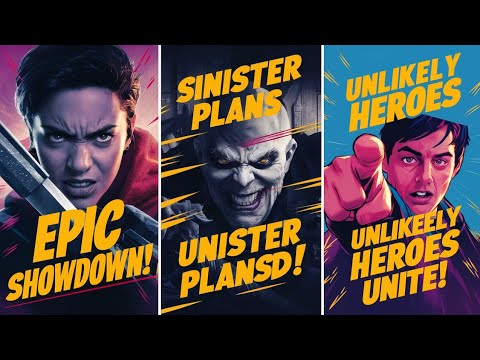 "Epic Cartoon Adventures: Unlikely Heroes vs. Villains!"#Cartoon # ...