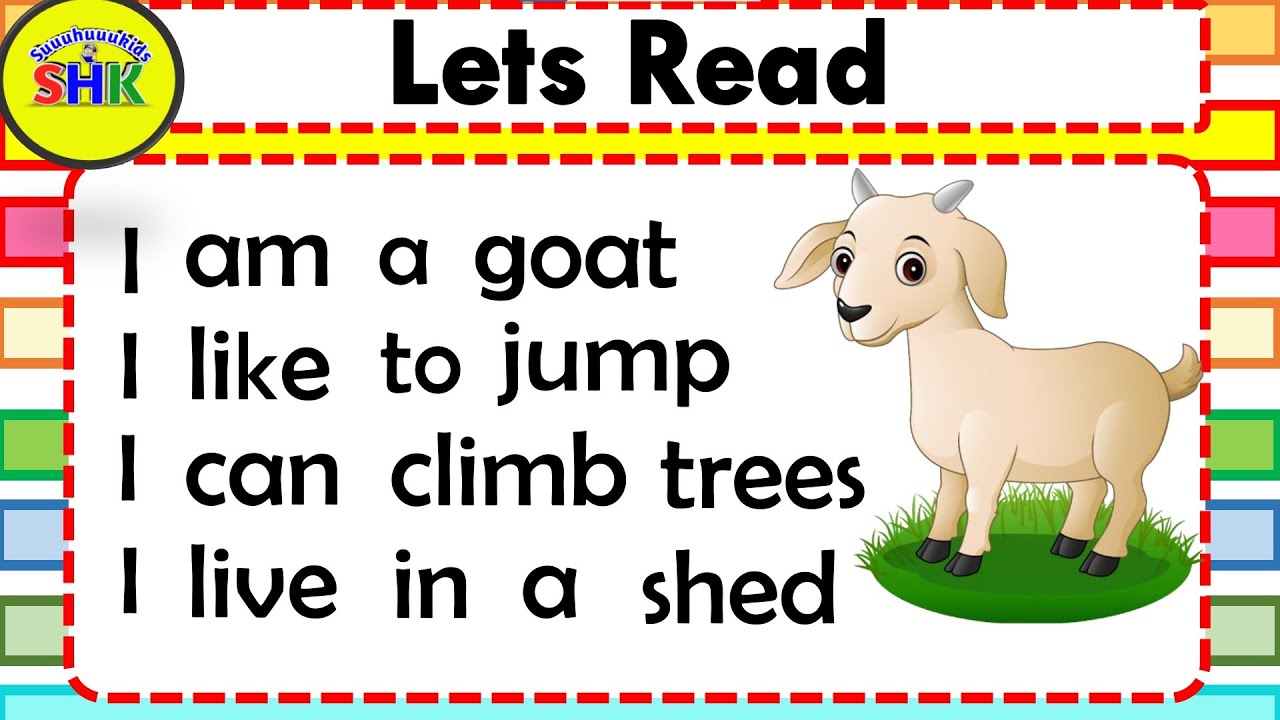 Practice reading, English for kids | CVC Phonics | Reading tutorial ...
