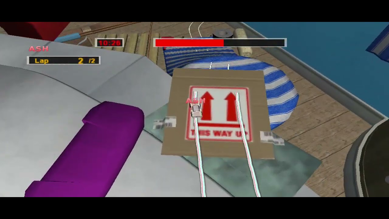 Micro Machines V4 [PSP] Gameplay - Part 3 - YouTube