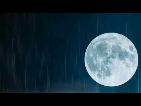 FULL MOON Rain Sounds - Gentle Night Rain Sounds - Deep Sleep, Study ...