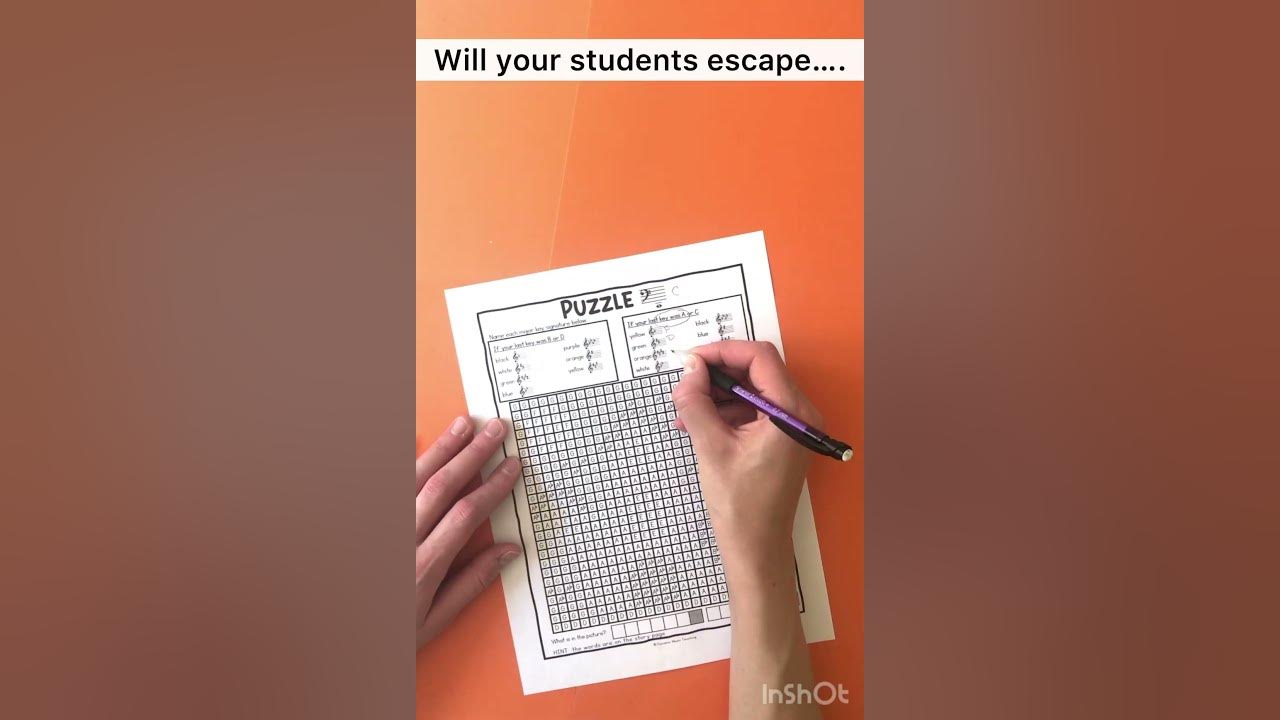 Music Escape Room for Key Signatures and Ledger Line Notes - Fun Music ...