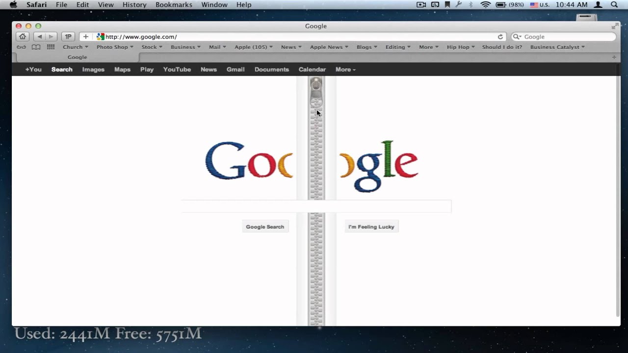 Unzip Google Doodle - YouTube