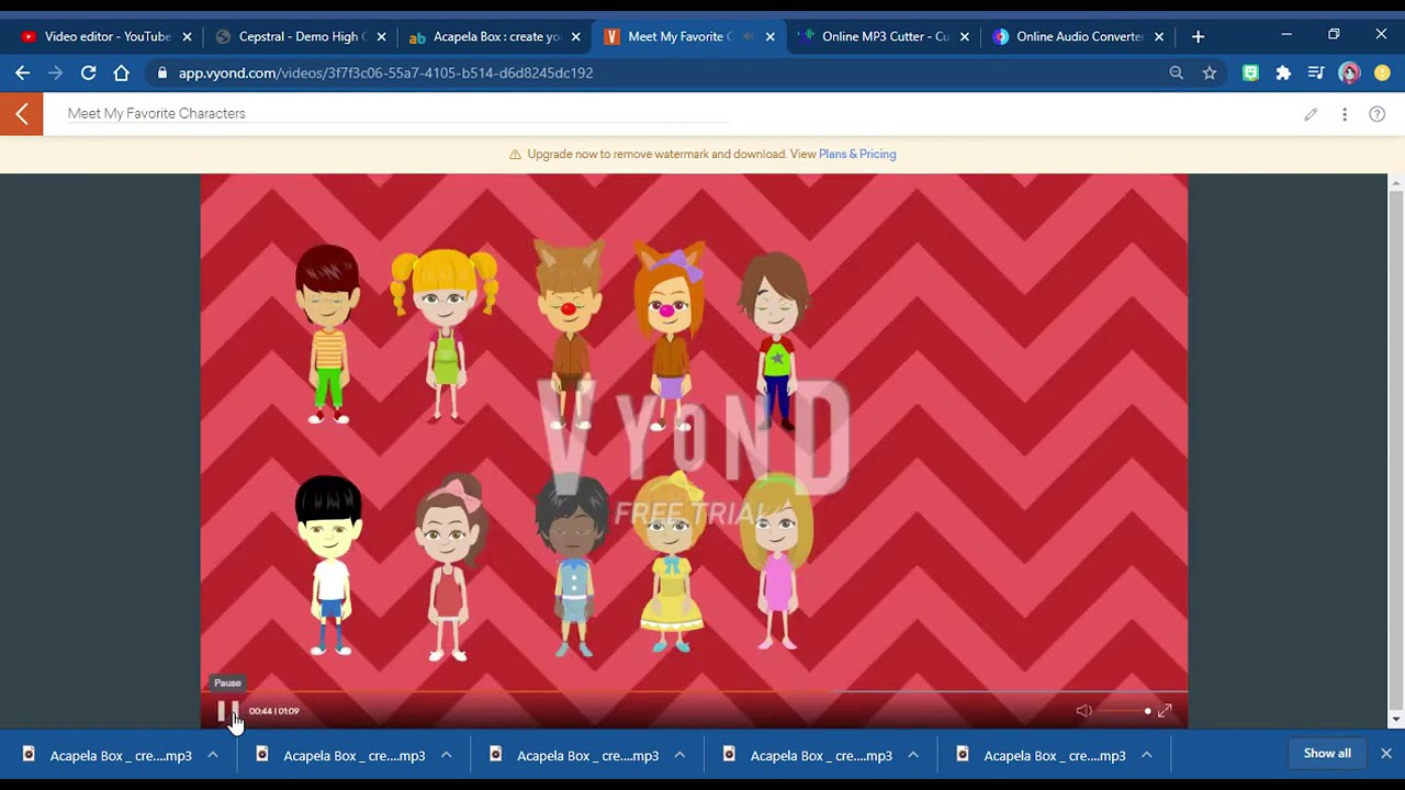 Meet My Favorite Characters on Vyond - YouTube