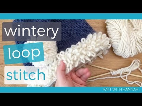 How To Knit Loop Stitch - YouTube