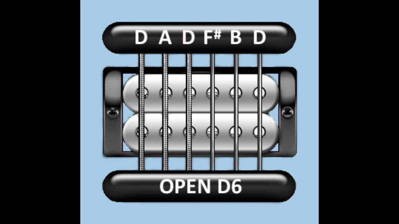 Perfect Guitar Tuner (Open D6 = D A D F# B D) - YouTube