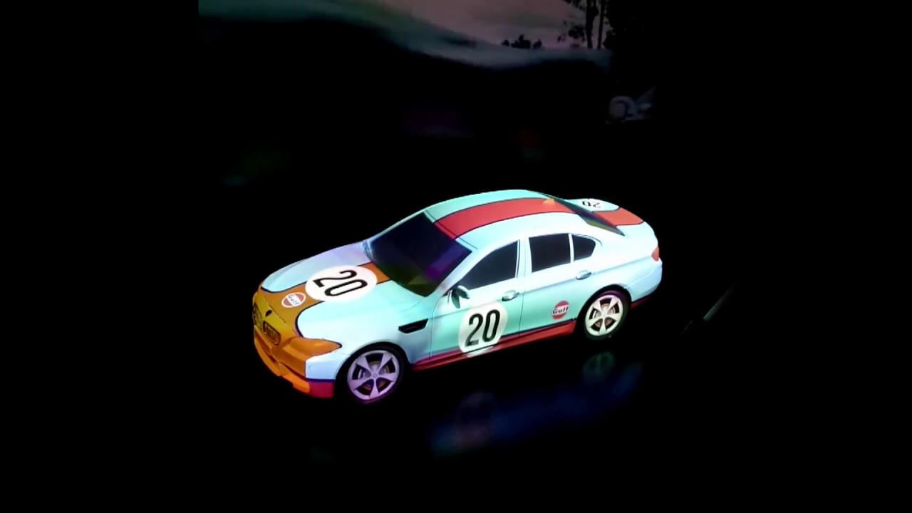 Car Projection Video Mapping experiment - YouTube