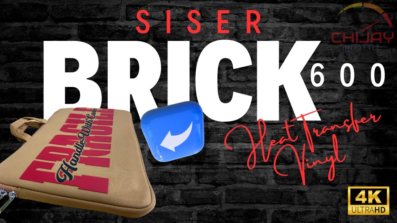 Is the thickest HTV worth the hype? My results with Siser Brick 600! - YouTube
