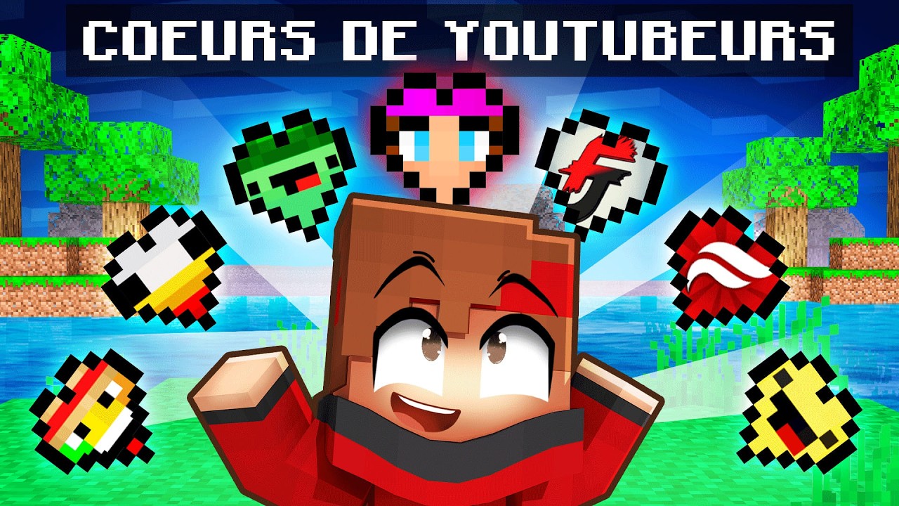 Talcado a des COEURS de Youtubeurs sur Minecraft ! - YouTube