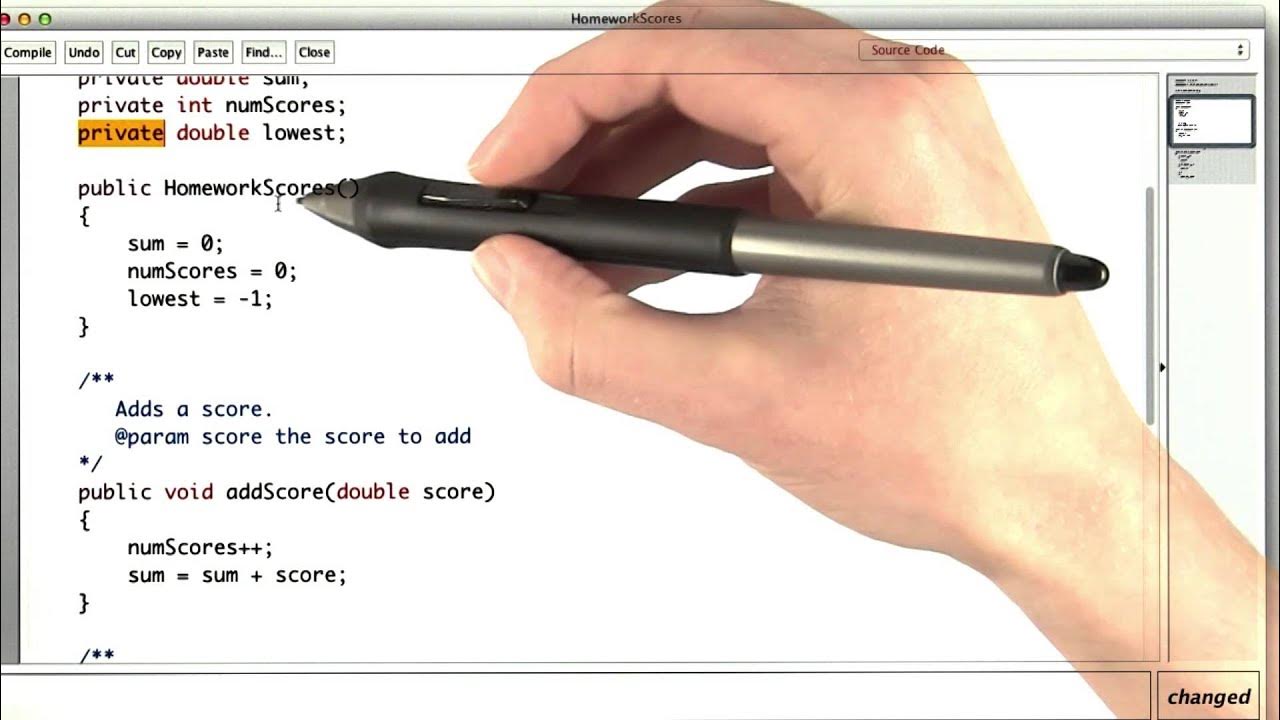 Homework Scores Without Collecting - Intro to Java Programming - YouTube