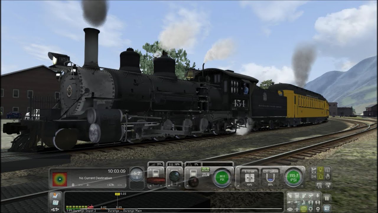 Train Simulator 2015 HD: Durango & Silverton Mikado K-27 454 Departs ...