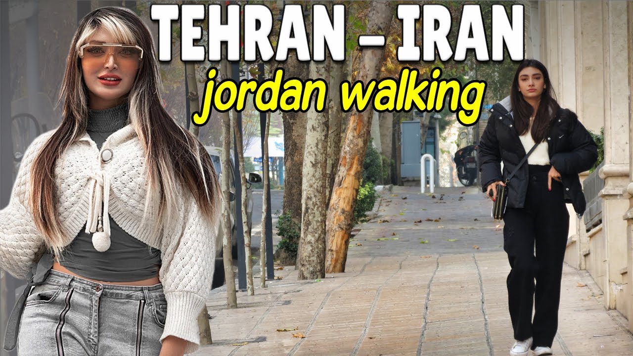 Walking Tour Iran | Walking in Jordan Street toward Confectionery ...