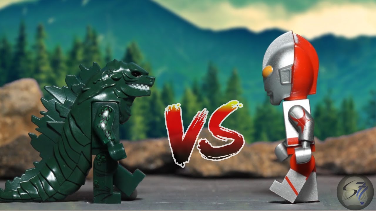 Lego Stop Motion - Ultraman VS Jirass (Godzilla) in 1966 - Unofficial ...