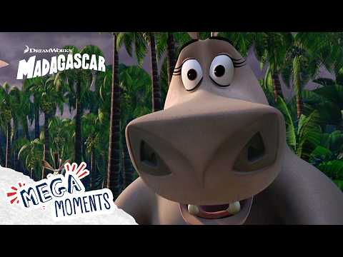 All Gloria! 🦛⭐️ | Madagascar | Mega Moments