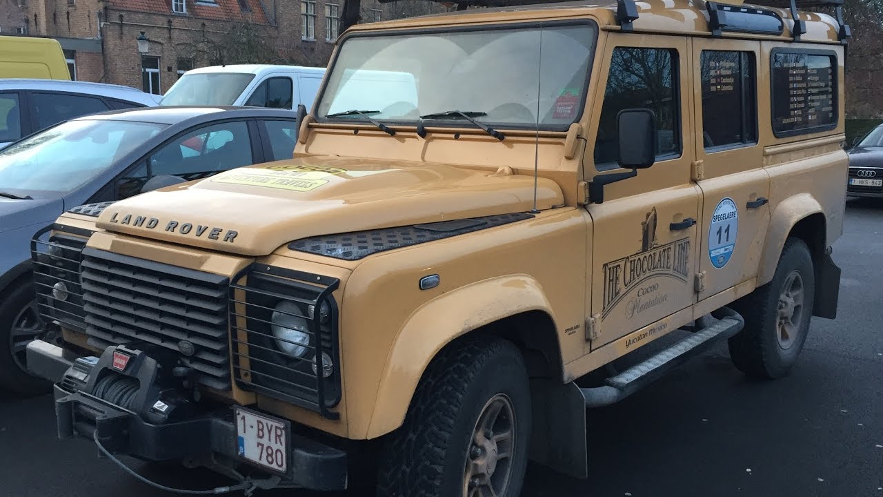Land Rover Chocolate Line Rally Style 360 Degrees Walk Around the Car ...