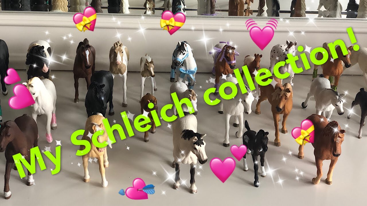 My Schleich collection tour for October 2020 - YouTube