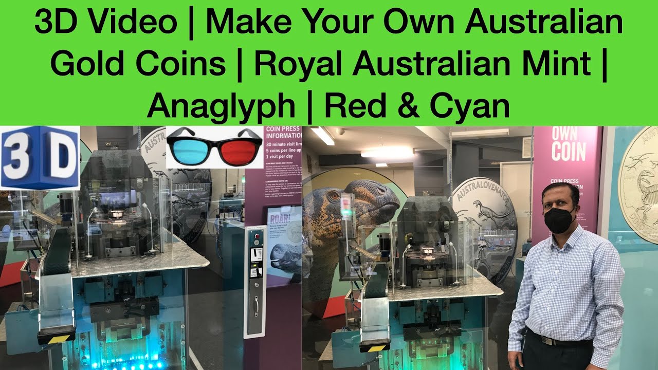 3D Video | Make Your Own Australian Gold Coins | Anaglyph | Red & Cyan ...