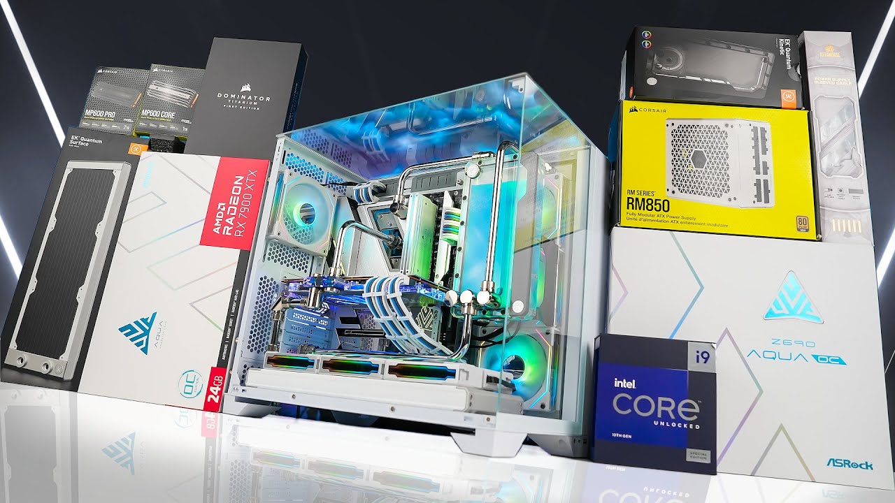 Building In The *NEW* Lian Li O11 Vision - YouTube