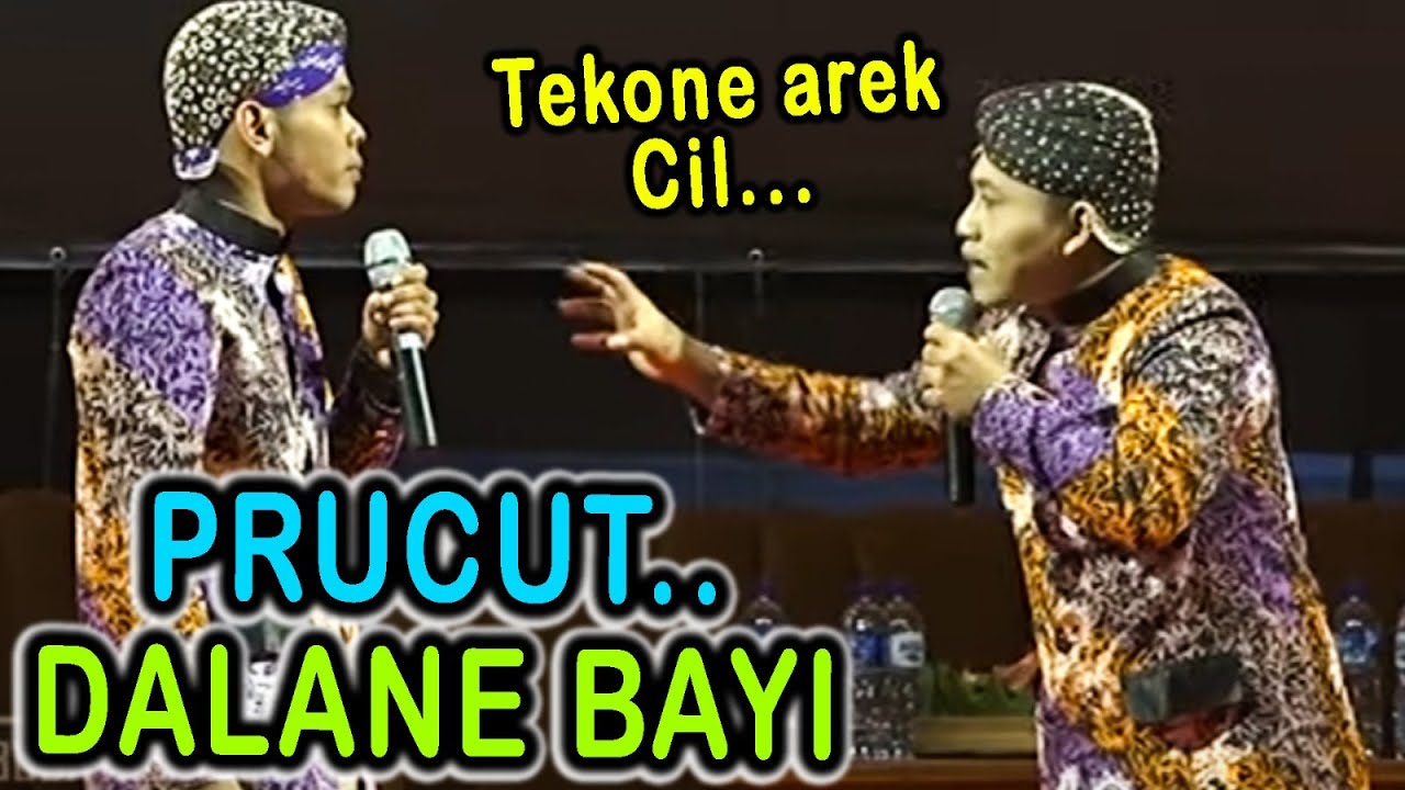 Cak Percil Cs Terlucu : Wong Lanang dadi siji karo Wong Wedok, dadi tekone arek - YouTube