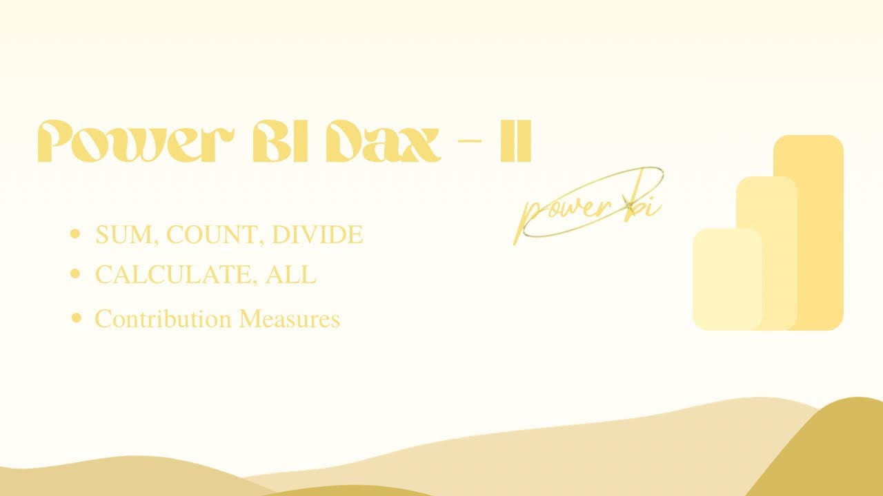 Create Contribution % Measures in Power BI Like a Pro | Detailed DAX ...