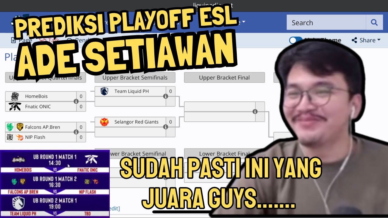 Jadwal Playoff ESL Dan Prediksi Ade Setiawan Juara ESL Snapdragon MLBB ...
