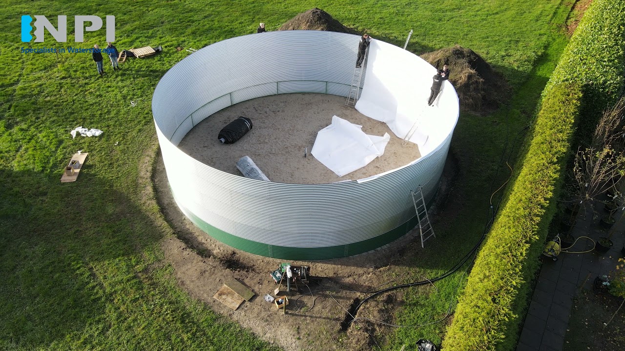 Installing a water tank - YouTube