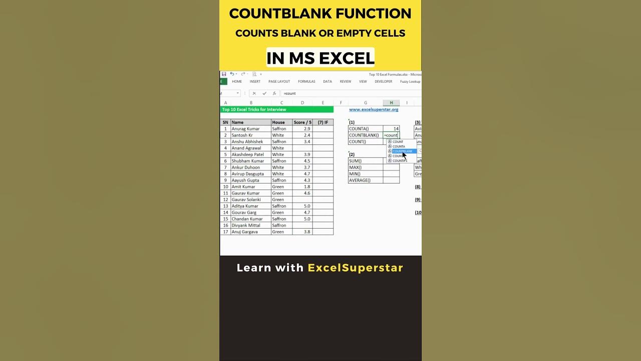 Calculate Blank Cells In Excel YouTube calculate-blank-cells-in-excel-youtube