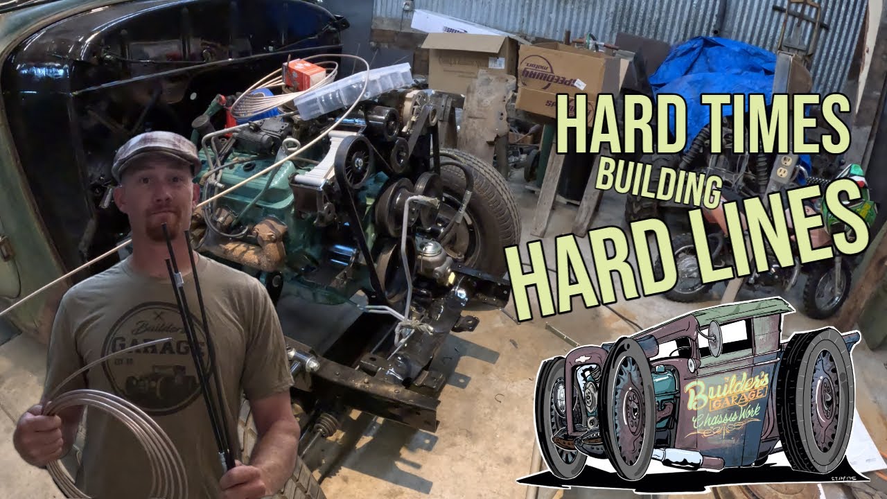 Bending brake lines for Daily Driver RAT ROD - YouTube
