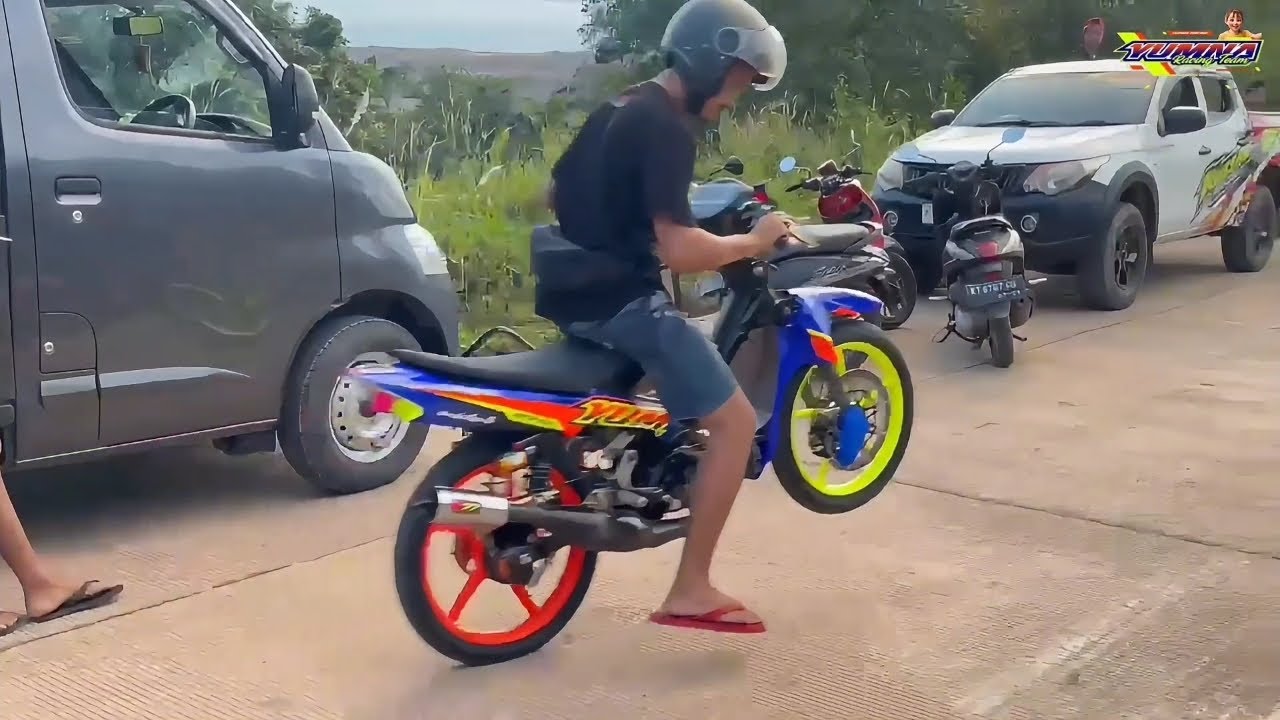 Sedaap !! G77 setting bebek 2Tak Yumna racing team || road race ...