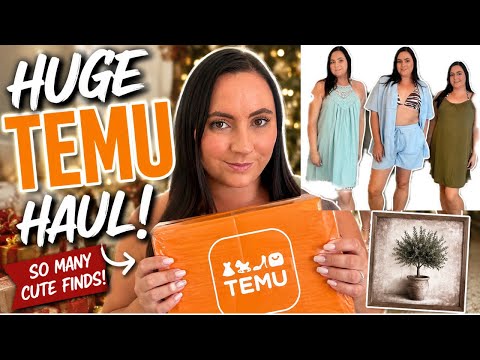 🛍️ HUGE TEMU HAUL! 😍 So Many Cute Finds + Try-On