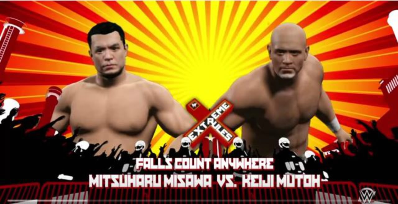 Keiji Mutoh vs Mitsuharu Misawa WWE 2K15 - YouTube