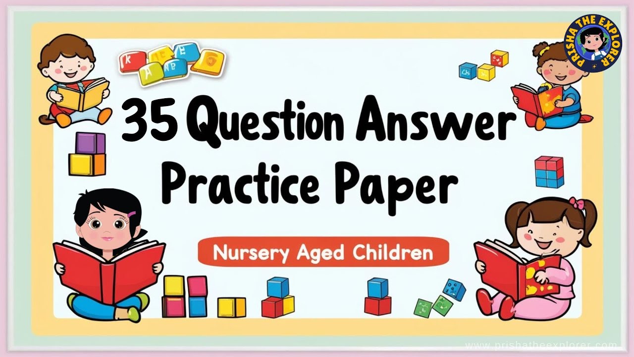 35 Question & Answer for Nursery | Fun Learning for Kids # ...
