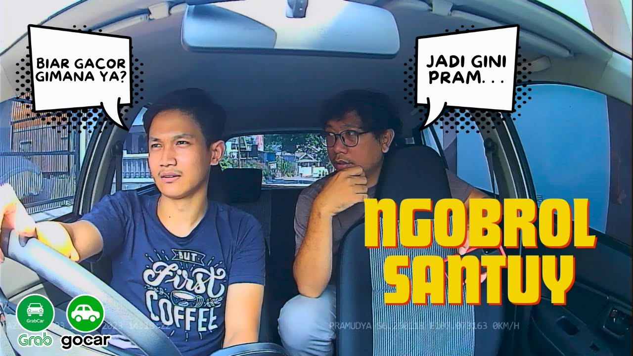 On bid Gocar Grabcar ga sengaja ketemu Bang Somat @sopir_amatir ngobrol ...