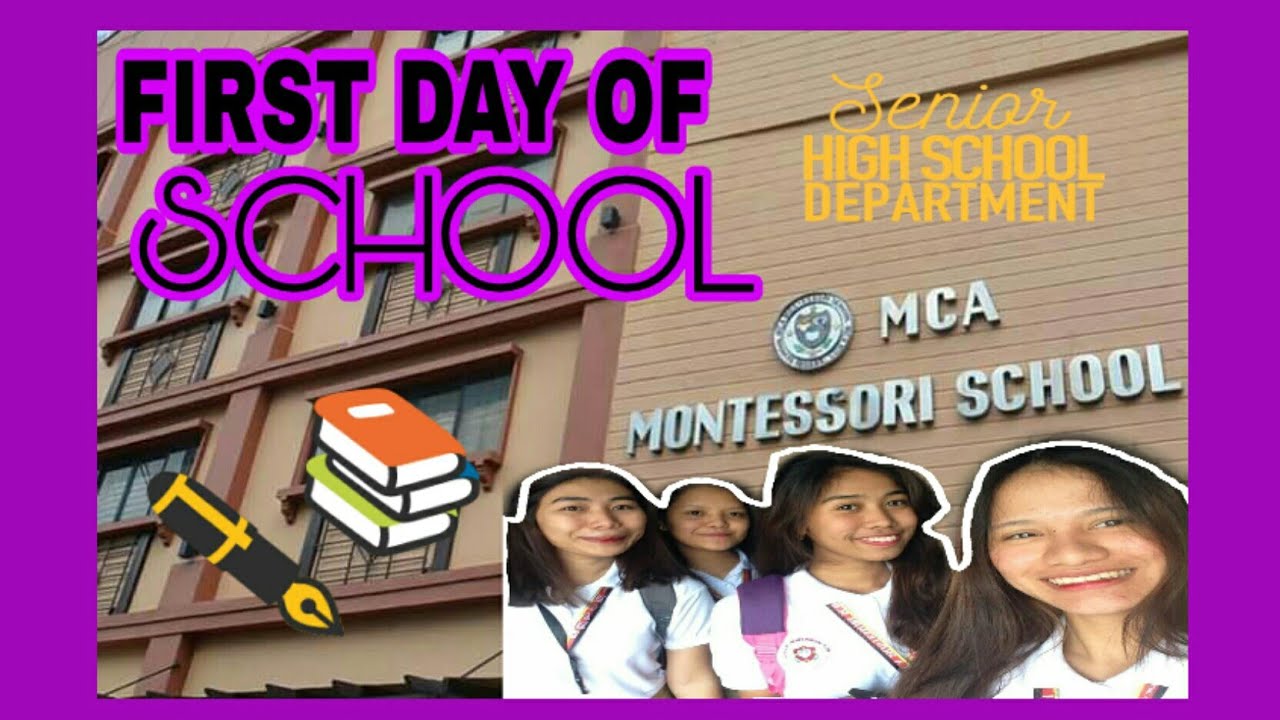 BACK TO SCHOOL (MCA MONTESSORI SCHOOL) VLOG #50 - YouTube