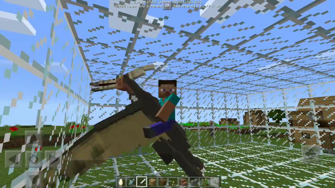 Minecraft Indonesia - Ludodactylus (Add-On MCPE 0.17.0.2) - YouTube