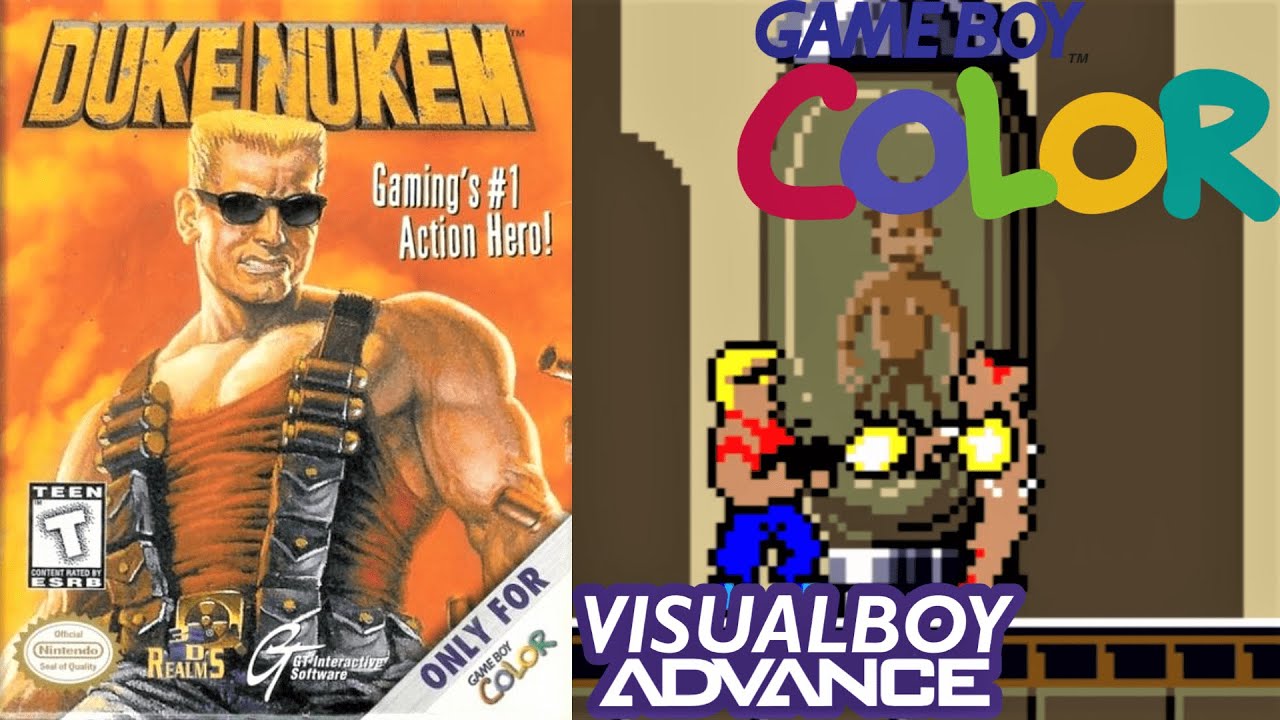 Duke Nukem (1999) Nintendo GameBoy Color Gameplay in HD (VisualBoy ...