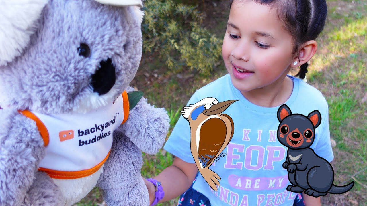 Zoe's Backyard Zoo 🐆 Finding Wild Australian Animals In Our Pretend Zoo ...