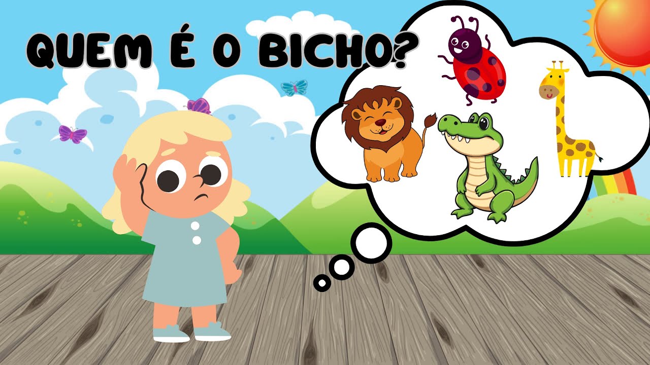 Música Infantil: Quem é o Bicho 🦁🎶 Canção Divertida sobre Animais ...