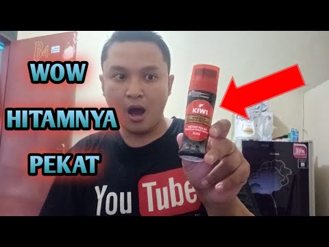 REVIEW SEMIR SEPATU CAIR KIWI BLACK 75 ML - YouTube